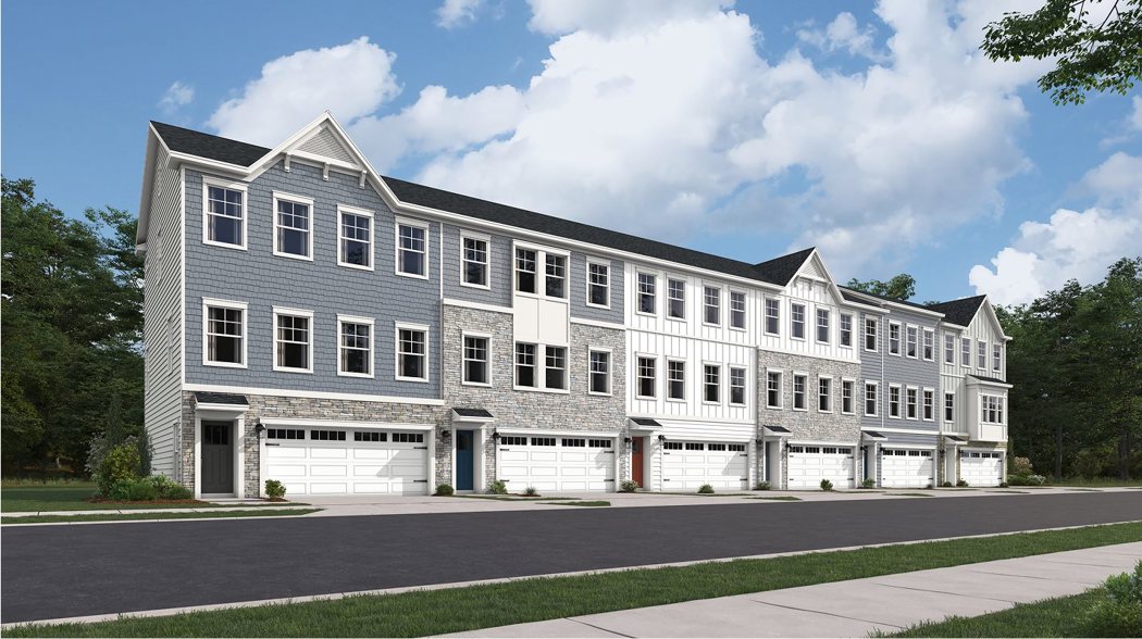 Amelia Front Load Garage New Home Plan in Tides at River Marsh ...